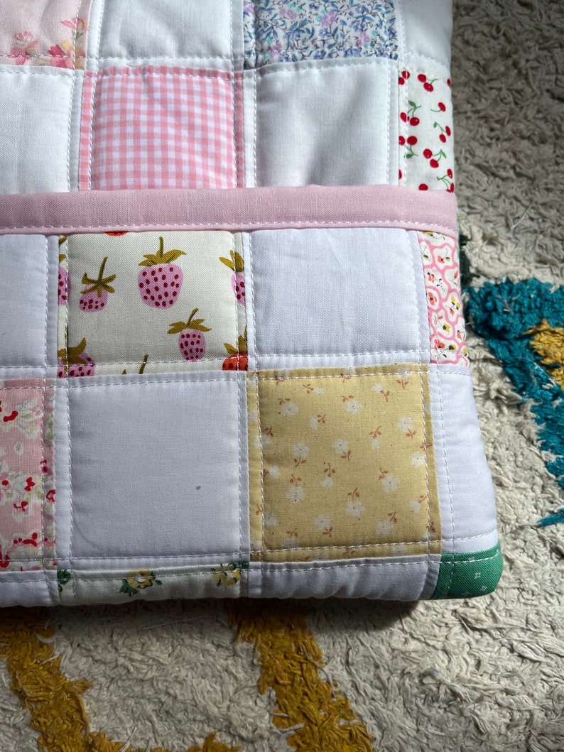 Square White and Pattern Patchwork Quilted Laptop Case Made to Order ...