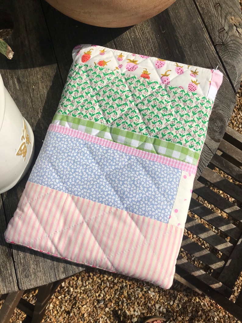 Handmade Quilted Patchwork Laptop Case – Made to Order & One of a Kind ...
