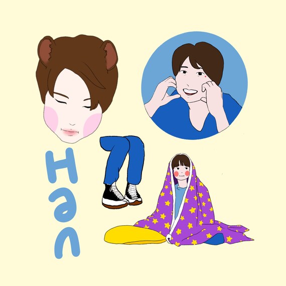 Stray Kids Han Digital Stickers - Etsy