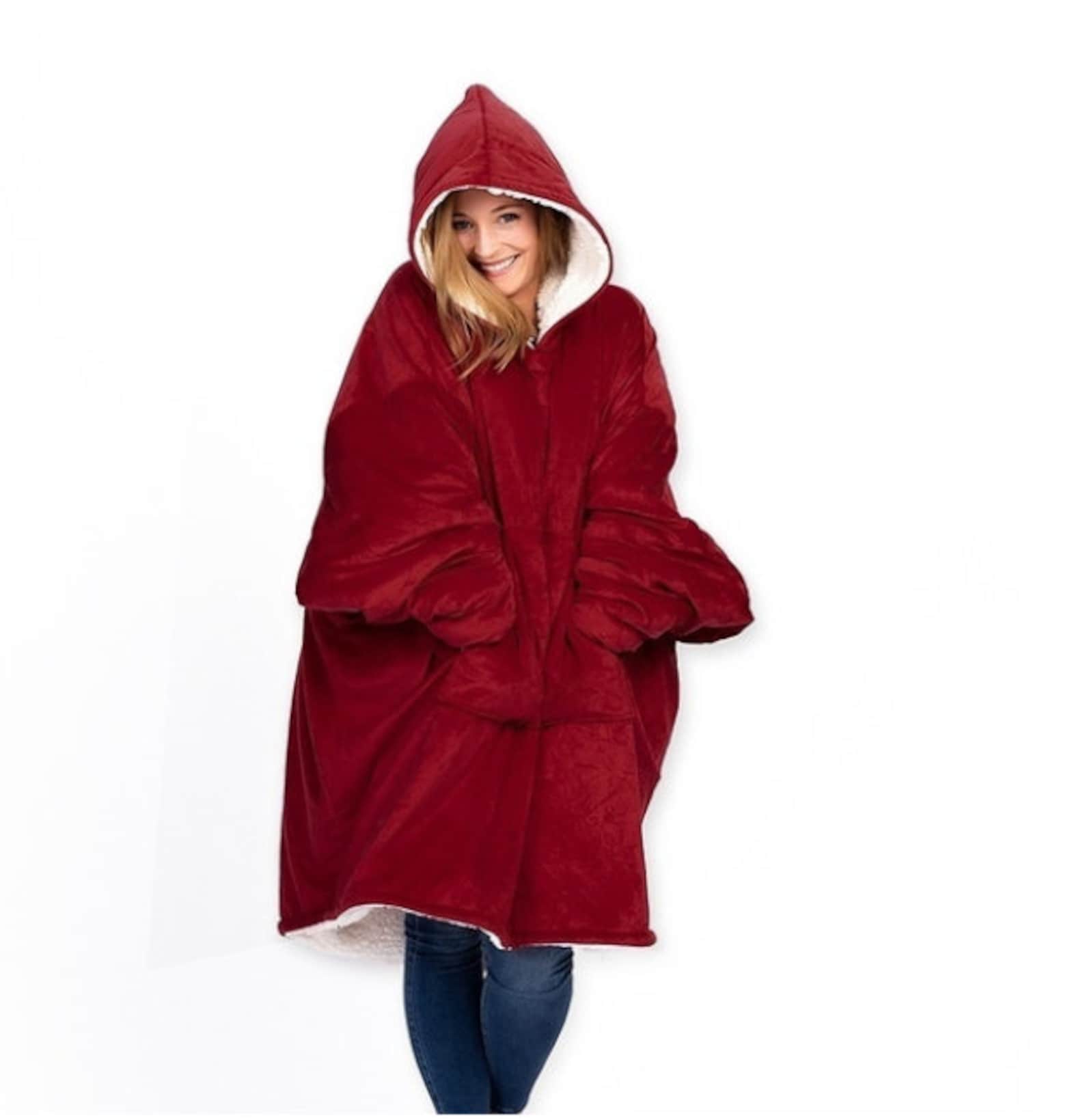 COMFY OVERSIZED Blanket Hoodie Luxury Soft Perfect Christmas Gift With ...