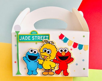 Sesame Street Favor Box - Etsy UK