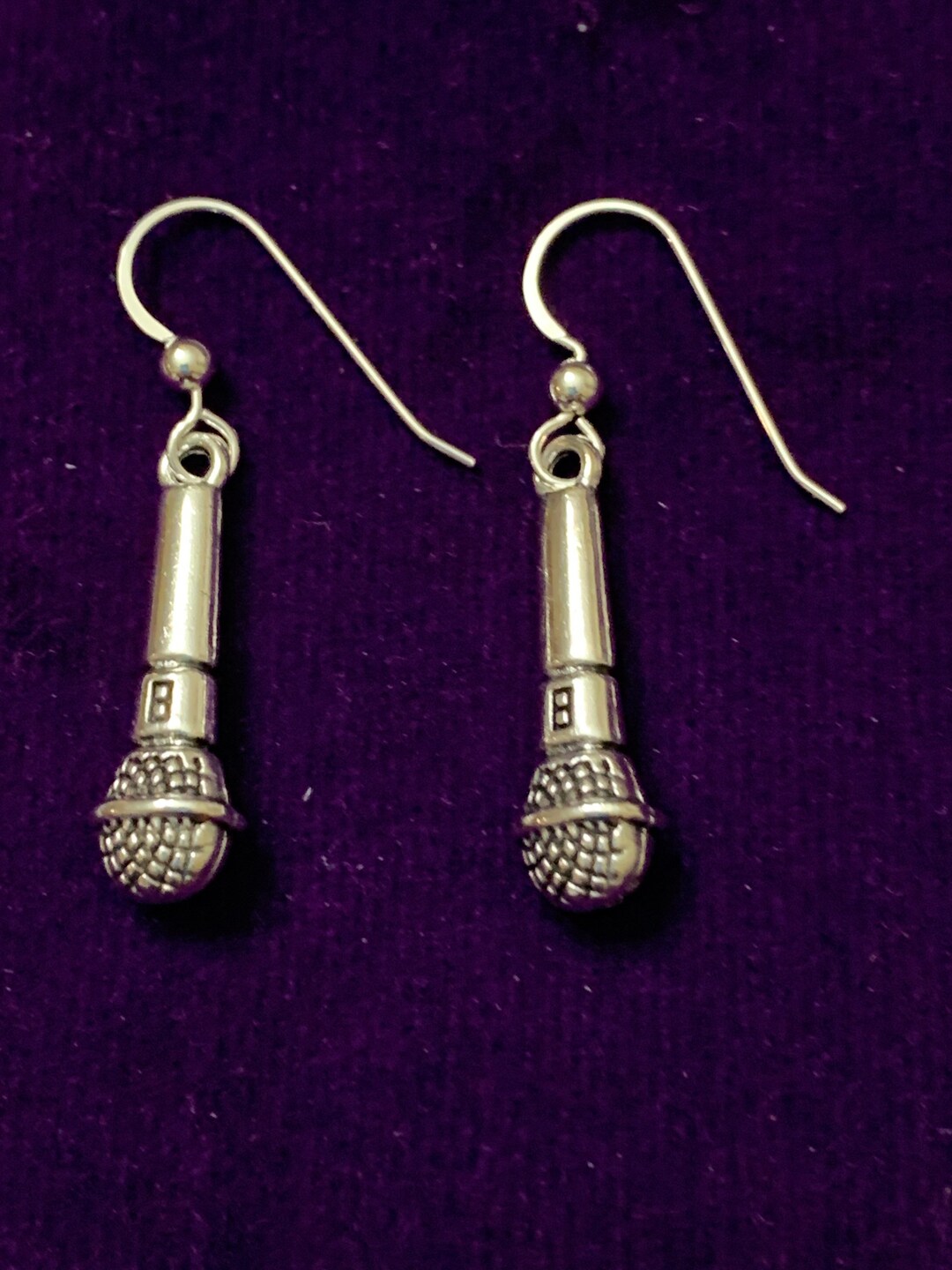Microphone Earrings With Sterling Silver Ear Wires/earrings for ...