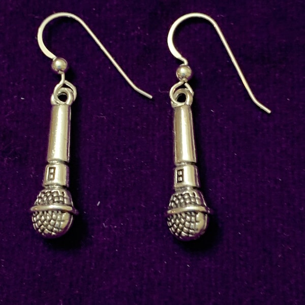 Microphone Earrings - Etsy