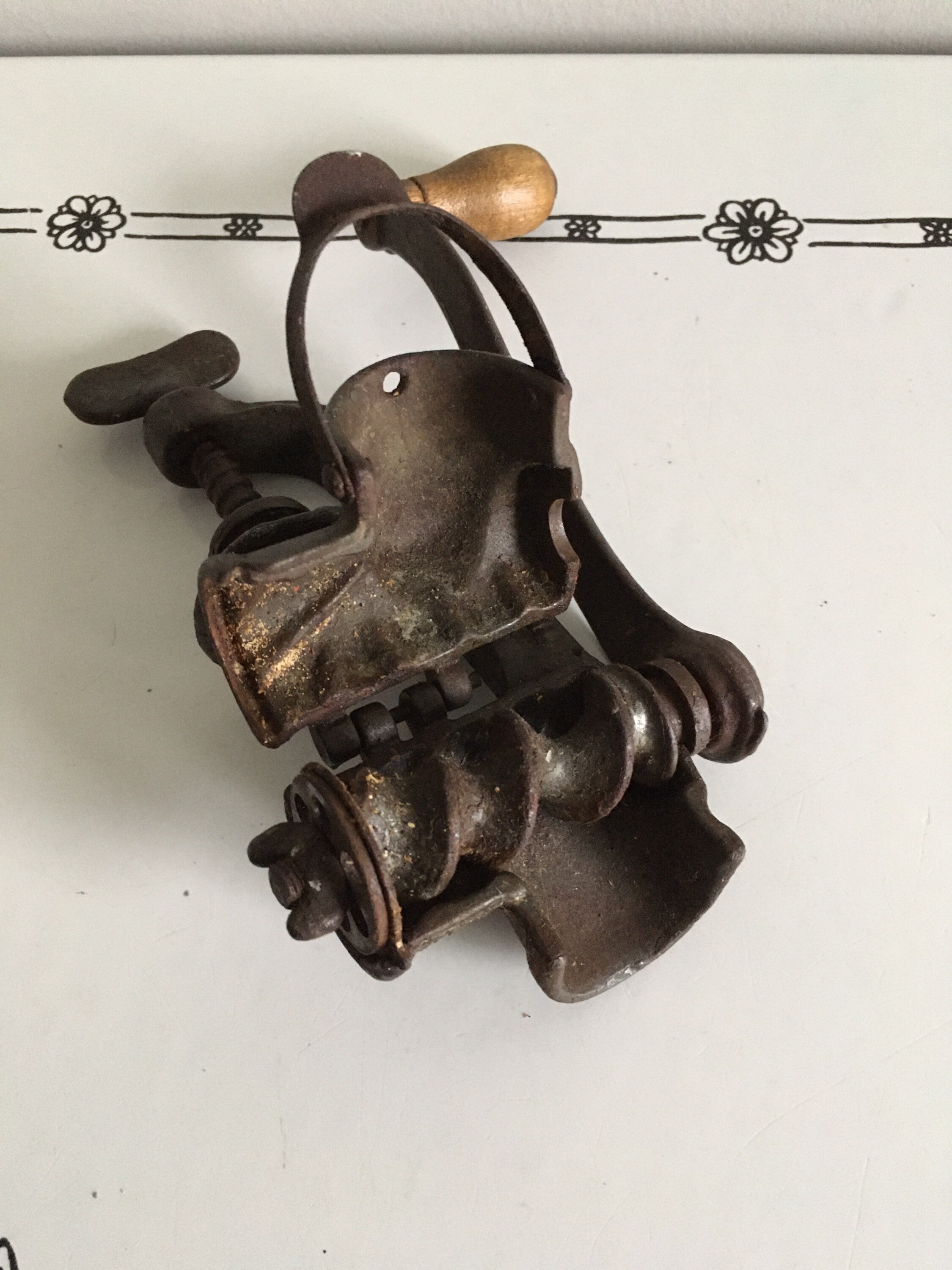 Antique Cast Metal Table Mount ROLLMAN Manufacturing Food - Etsy