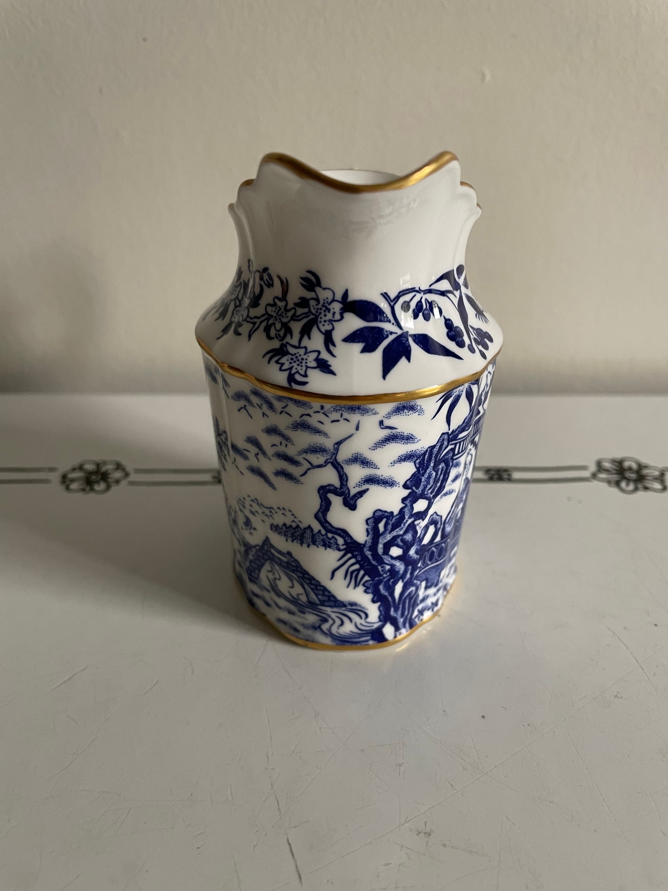 Vintage Royal Crown Derby BLUE MIKADO Pattern Bone China - Etsy