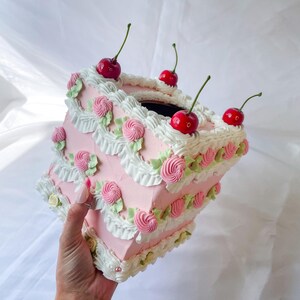 Vintage Pink Fake Cake Tissue Box Holders - Etsy