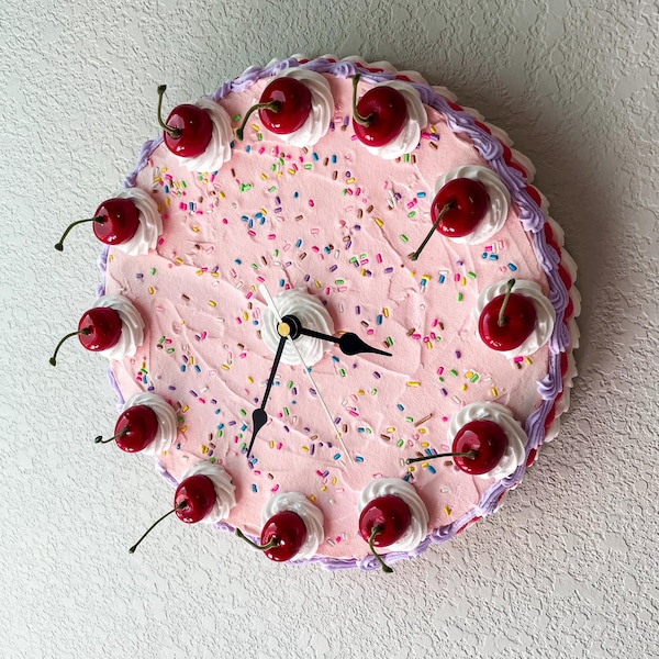 Fake Cake Clock - Etsy Canada