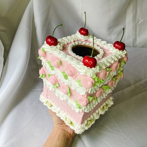Vintage Pink Fake Cake Tissue Box Holders - Etsy