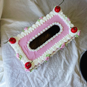 Vintage Pink Fake Cake Tissue Box Holders - Etsy