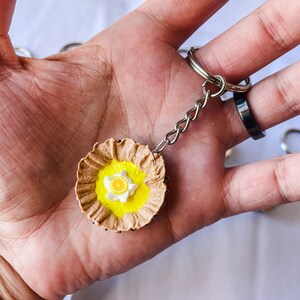 Bottle Cap Pie Keychains - Pumpkin, Cherry, Blueberry, Chocolate, Lemon ...