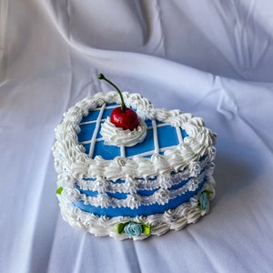 Heart Fake Cake Jewelry Box With Mirror - Etsy