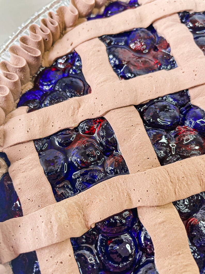 Customizable 8inch Fake Pies Cherry Blueberry and - Etsy