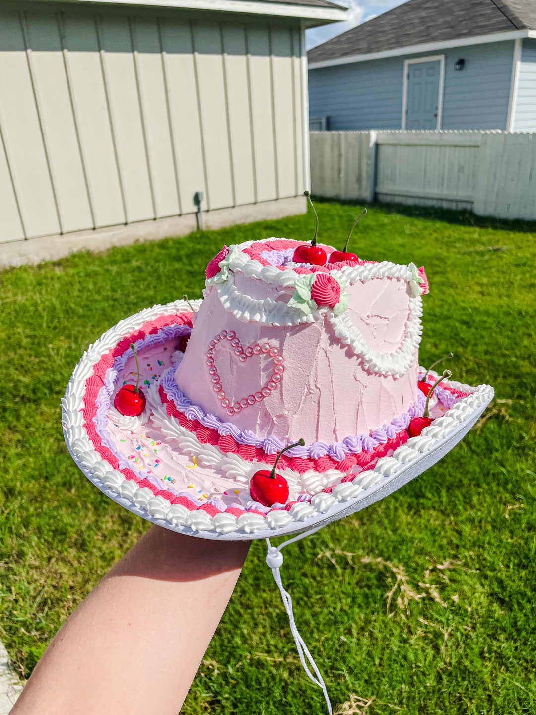Customizable Faux Cake Cowboy Hat - Etsy