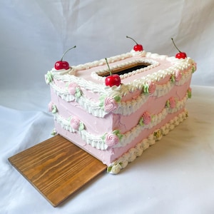Vintage Pink Fake Cake Tissue Box Holders - Etsy