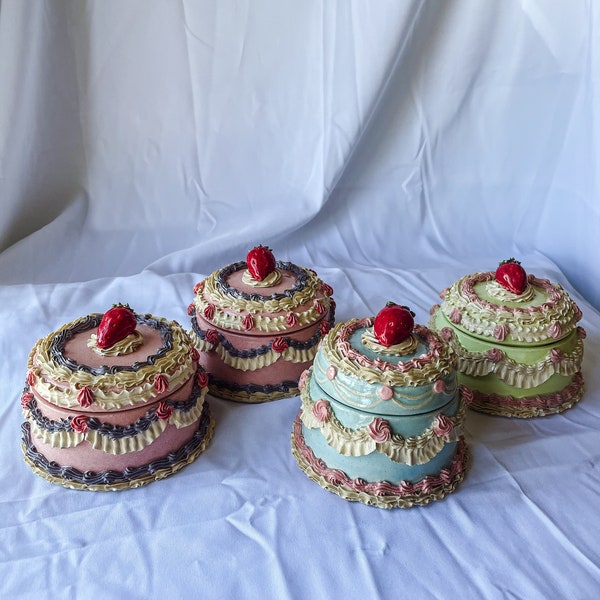 Ceramic Cake Box - Etsy