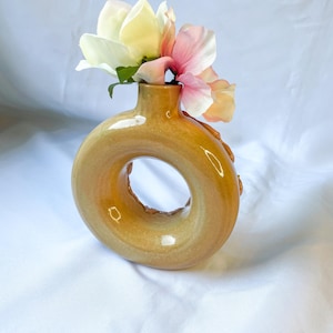 Ceramic Donut Vase - Etsy