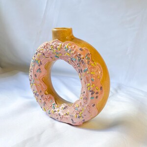 Ceramic Donut Vase - Etsy