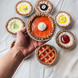 Customizable Fake Mini Pies: Cherry, Blueberry, Lemon, Strawberry, and ...