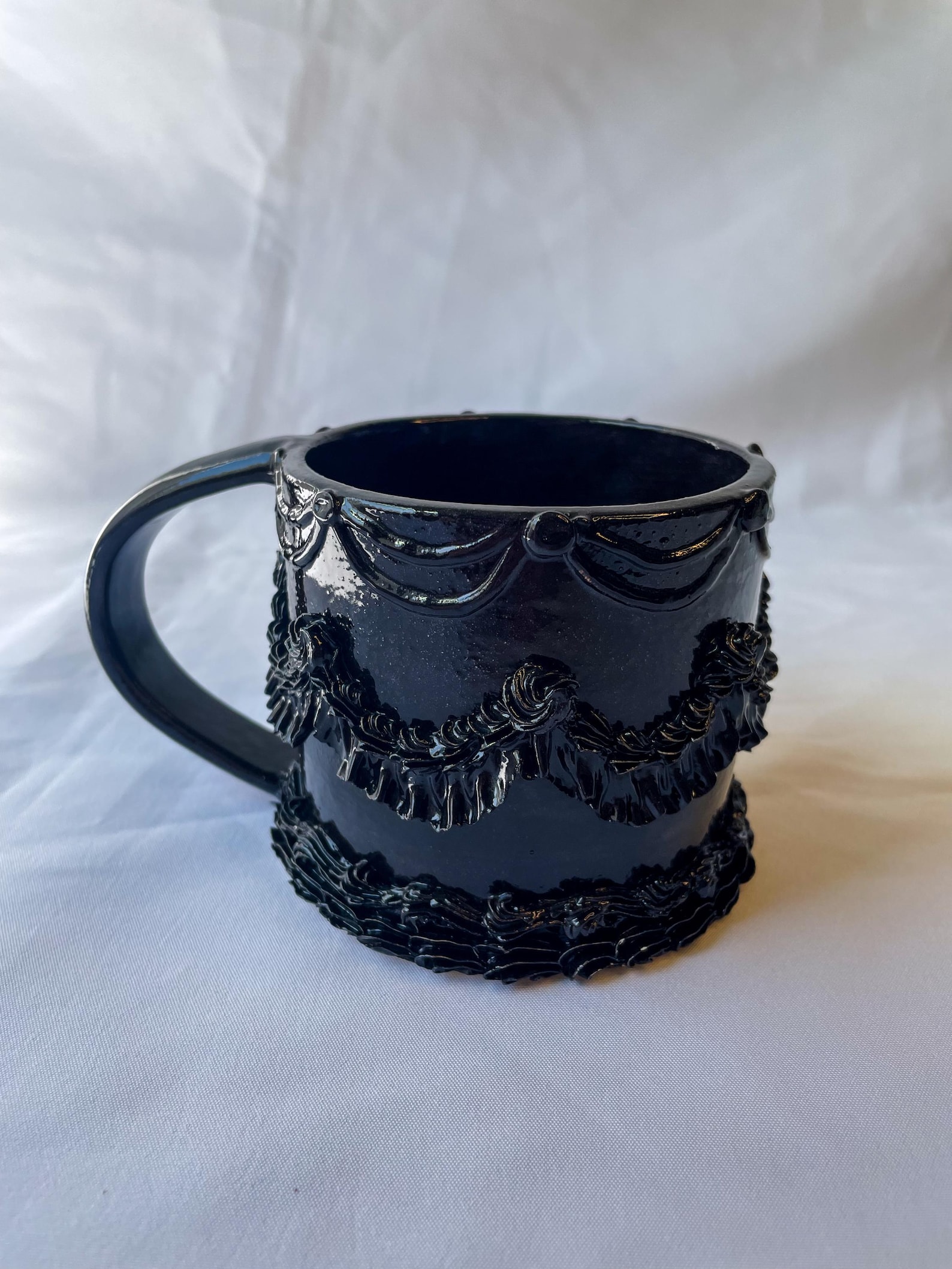 Gothic Ceramic Cake Mug - Etsy