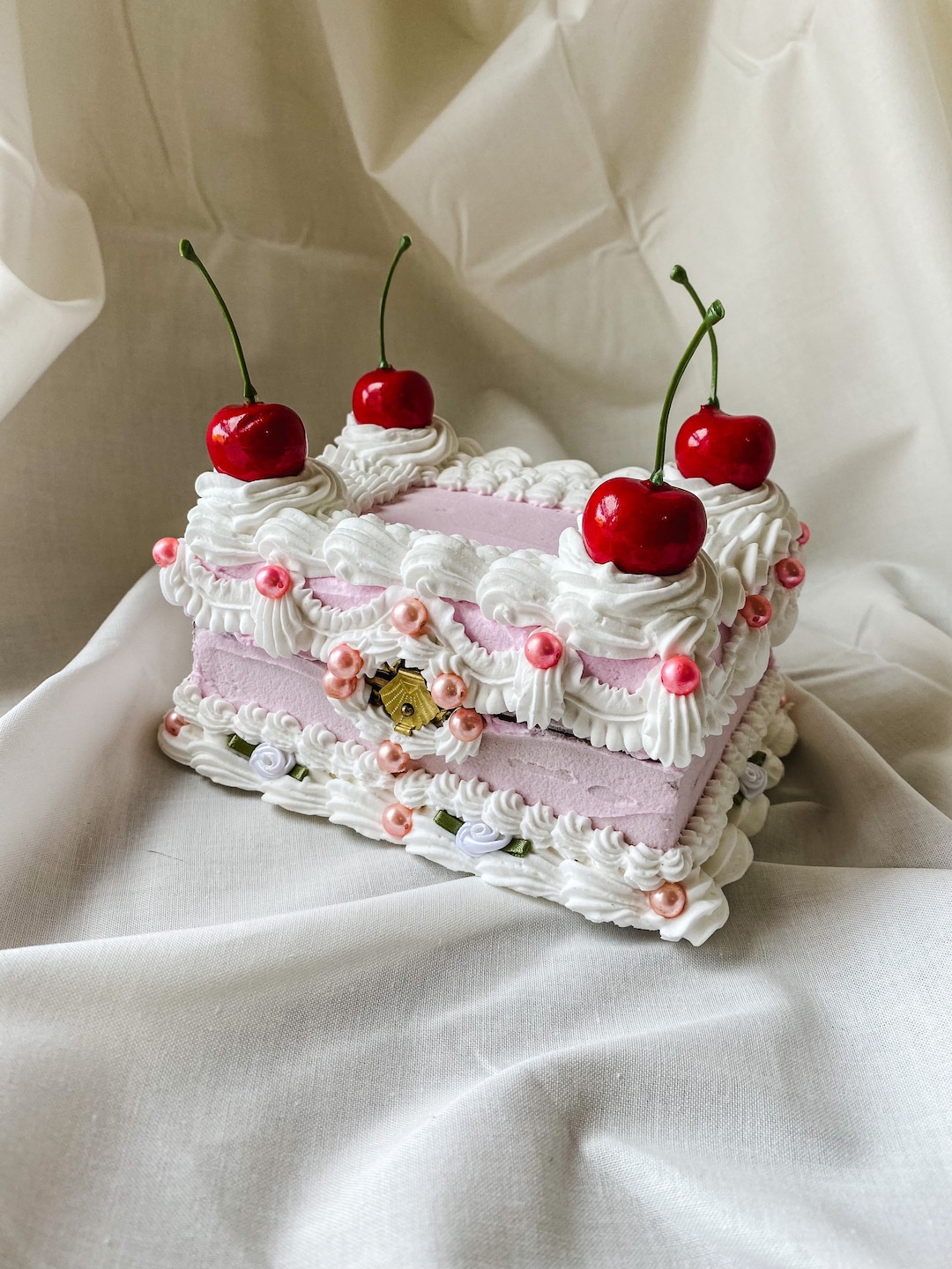 Vintage Cherry Fake Cake Boxes - Etsy