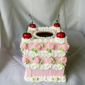 Vintage Pink Fake Cake Tissue Box Holders - Etsy