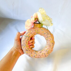 Ceramic Donut Vase - Etsy