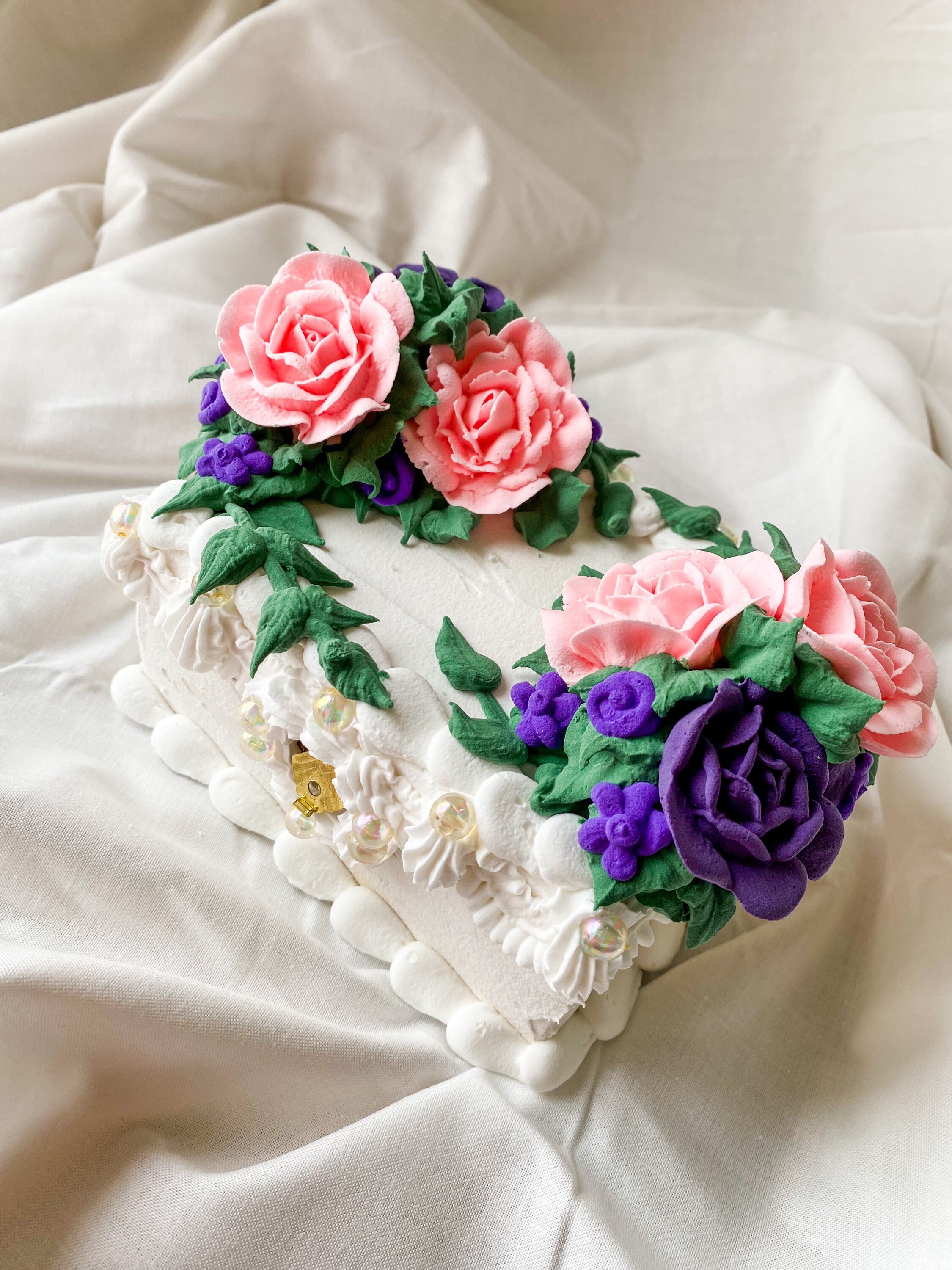 Floral Fake Cake Box - Etsy