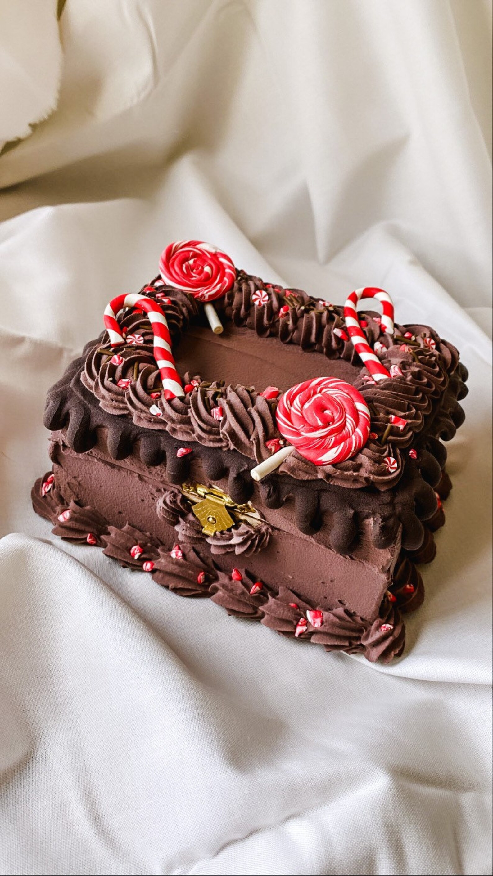 Chocolate Peppermint Fake Cake Box - Etsy