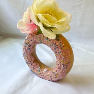 Ceramic Donut Vase - Etsy