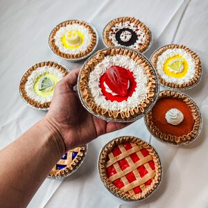 Customizable Fake Mini Pies: Cherry, Blueberry, Lemon, Strawberry, and ...