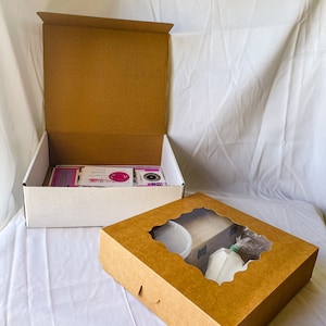 Customizable DIY Fake Cake Box Decorating Kit - Etsy