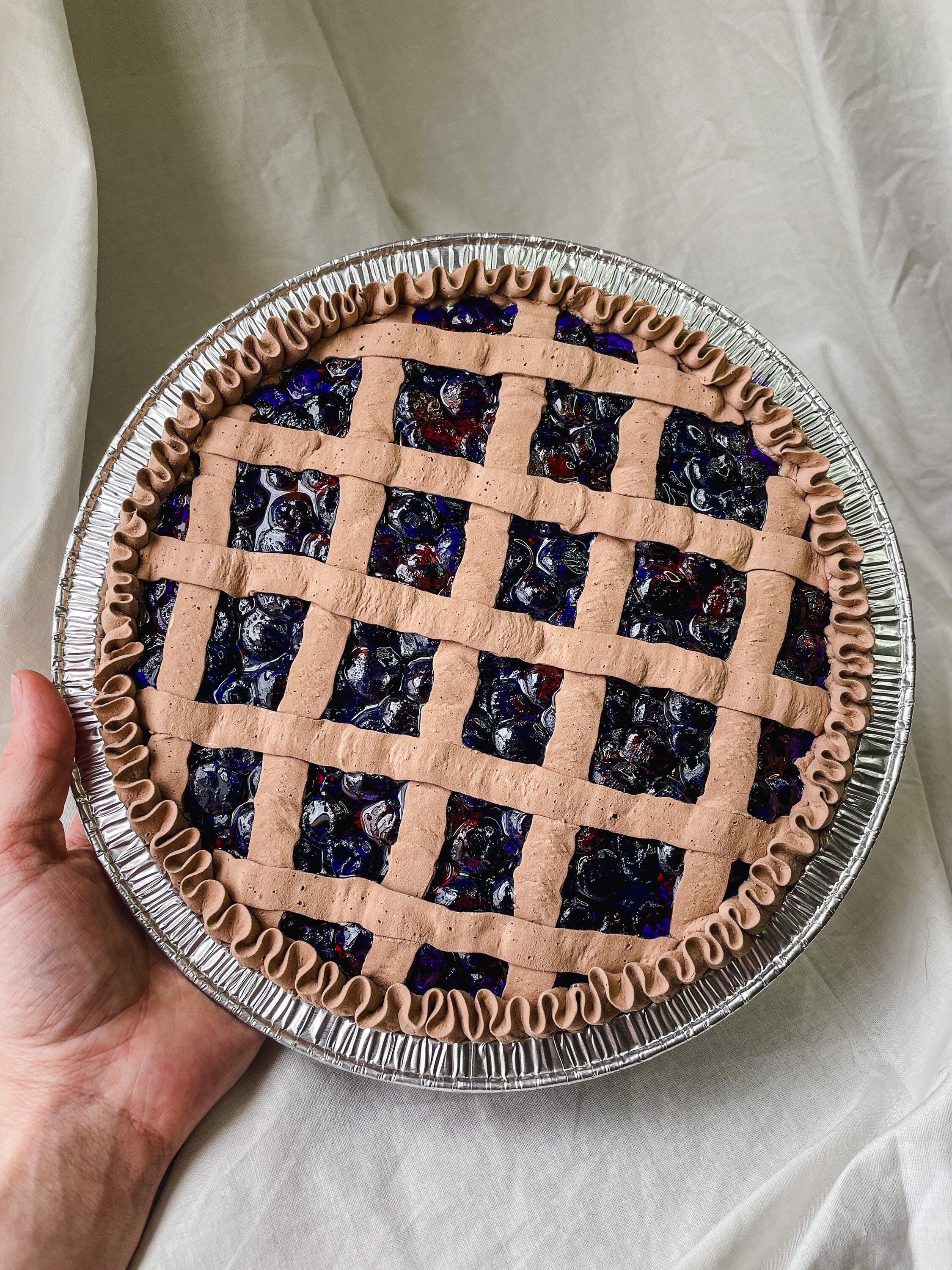 Customizable 8inch Fake Pies - Cherry, Blueberry, Strawberry ...