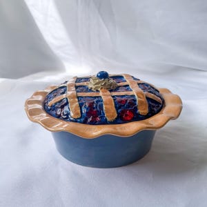 Ceramic Blueberry Pie Jars - Etsy