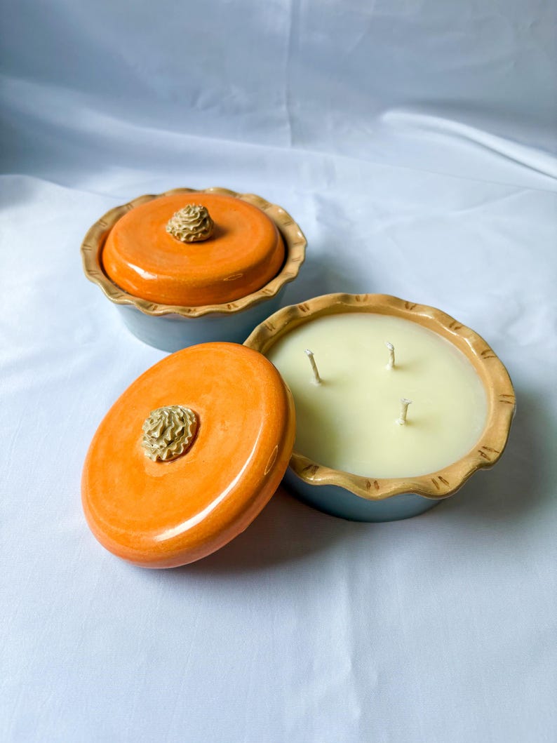 Ceramic Pie Jar Candles - Etsy