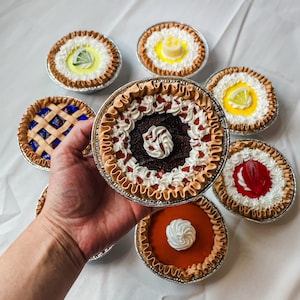 Customizable Fake Mini Pies: Cherry, Blueberry, Lemon, Strawberry, and ...