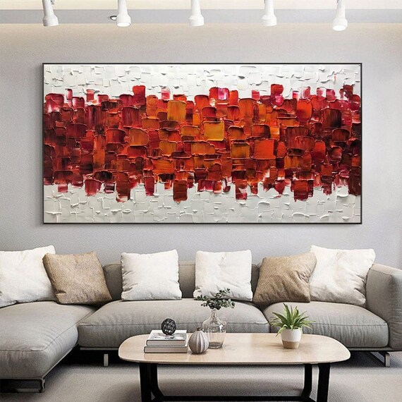 Red Boho Living Room