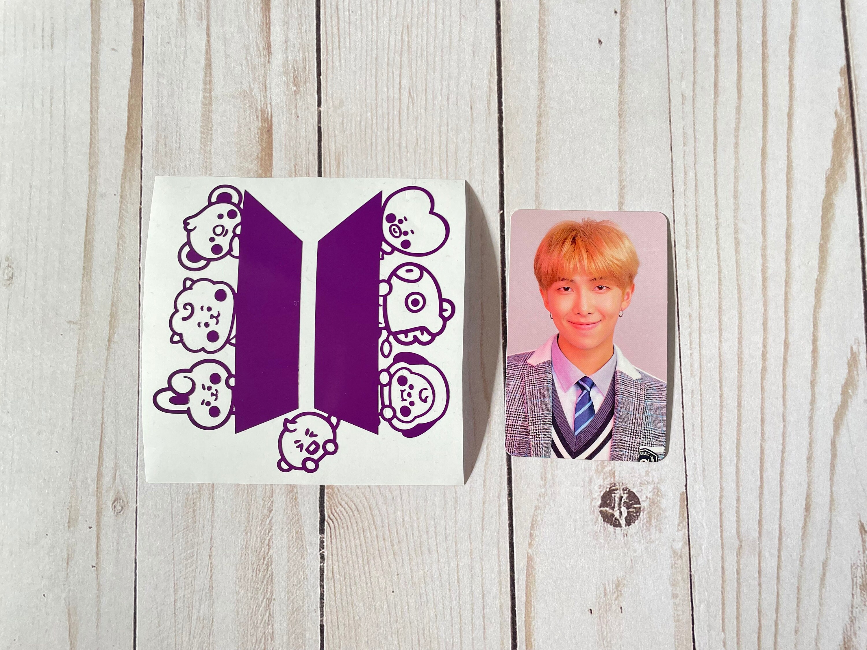 BTS BT21 Characters Vinyl Sticker Decal for Water Bottles - Etsy