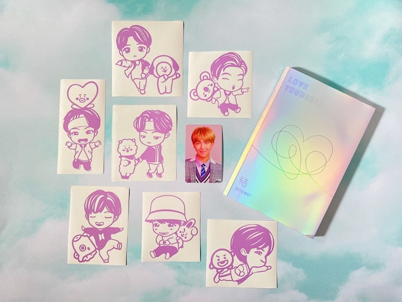 BTS Tiny Tan X BT21 2.23.8 Vinyl Sticker Decal - Etsy