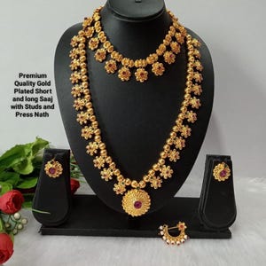Kolhapuri Saaj Set Golden Plated -multiple Variations *new Stock Added ...