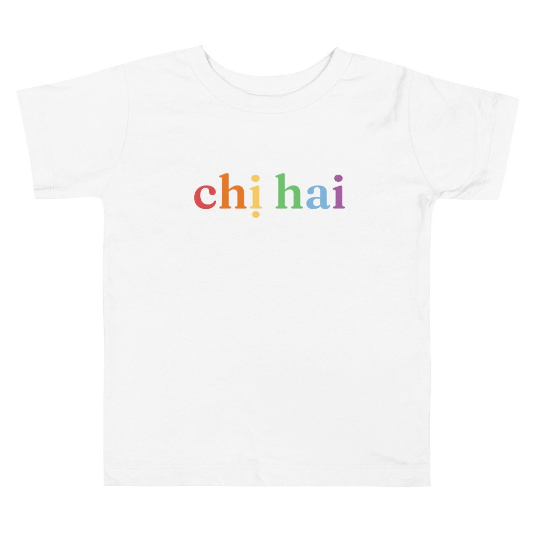 Vietnamese Chi Hai Big Sister, Toddler Tee, Pregnancy Baby Announcement ...