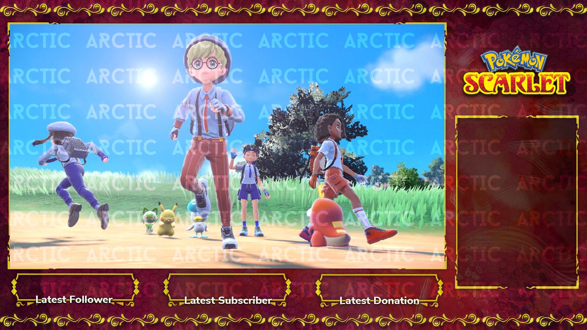 Pokémon Scarlet & Violet Overlay/layout for Youtube/twitch - Etsy