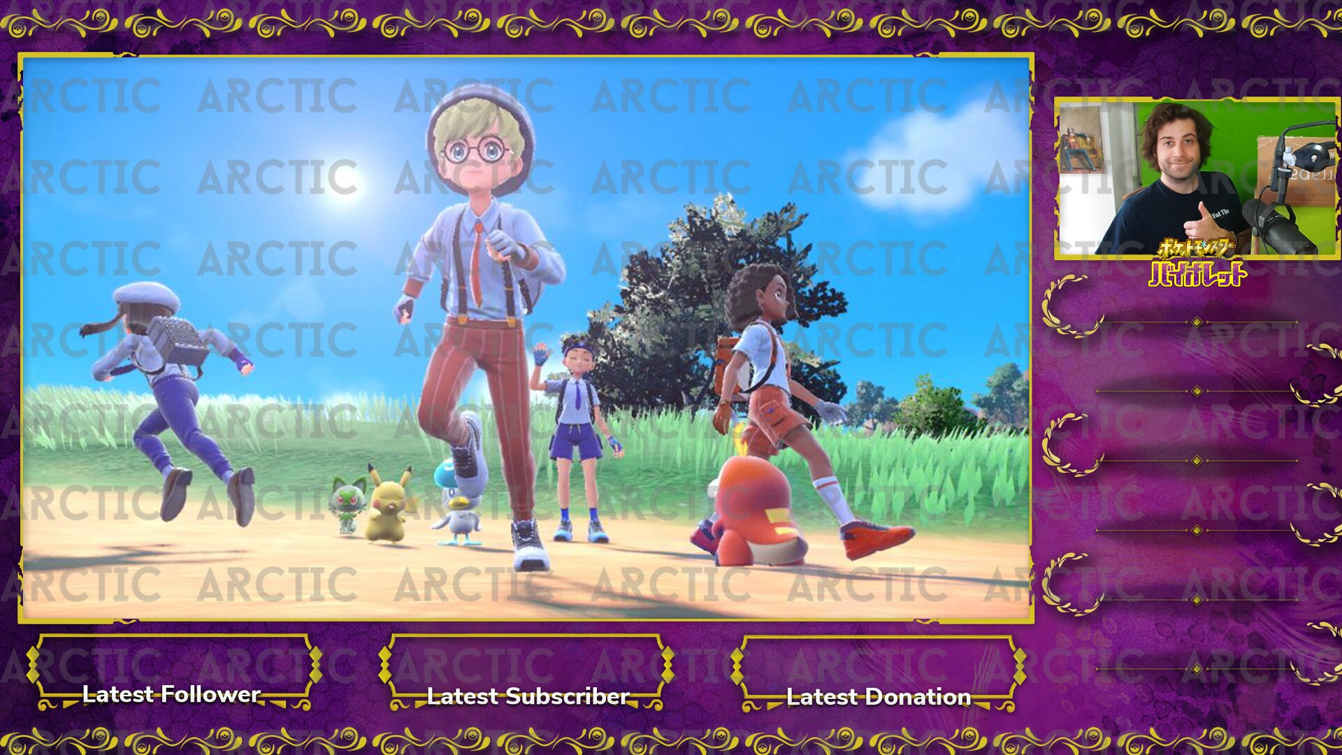 Pokémon Scarlet & Violet Overlay/layout for Youtube/twitch - Etsy