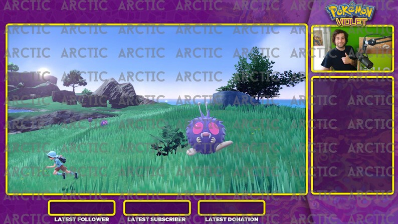 Pokémon Scarlet/violet Bundle - Overlay/layout for Youtube/twitch - Etsy
