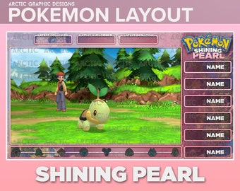 Pokémon Heartgold Overlay/layout for Youtube/twitch | Etsy
