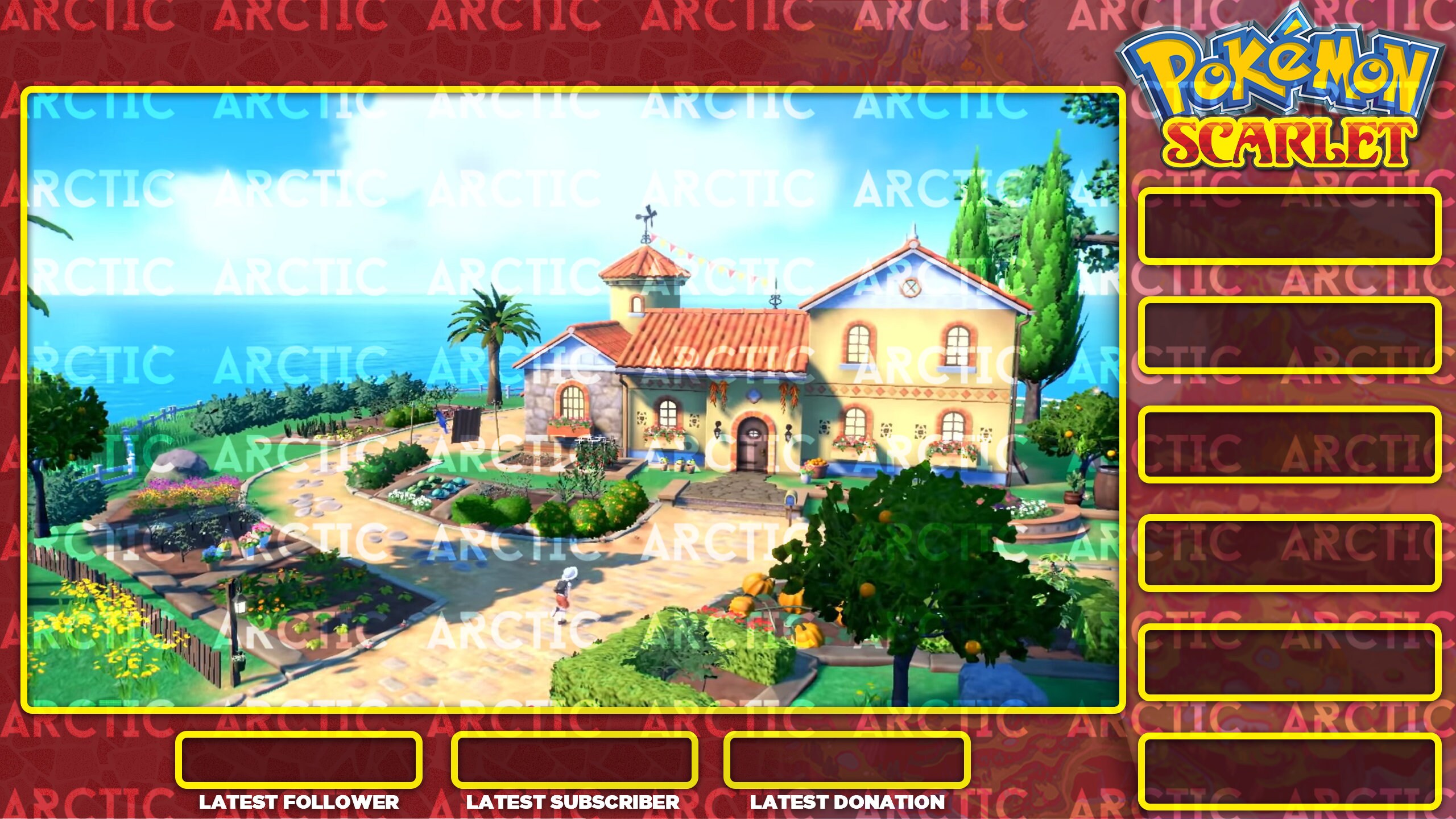 Pokémon Scarlet Overlay/layout for Youtube/twitch - Etsy