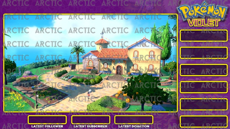 Pokémon Scarlet/violet Bundle - Overlay/layout for Youtube/twitch - Etsy