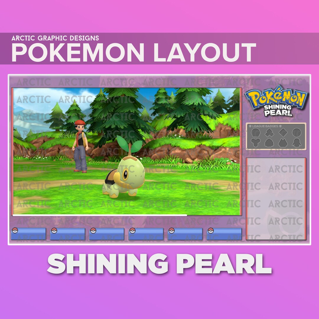 Pokémon Shining Pearl Asset Overlay/layout for Youtube/twitch - Etsy