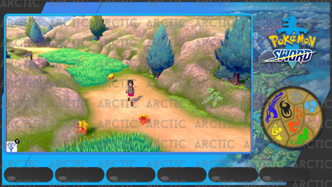 Pokémon Sword Overlay/layout for Youtube/twitch - Etsy
