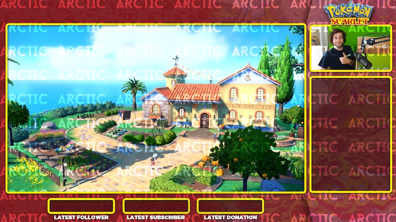 Pokémon Scarlet Overlay/layout for Youtube/twitch - Etsy