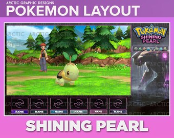 Pokémon Heartgold Overlay/layout for Youtube/twitch | Etsy